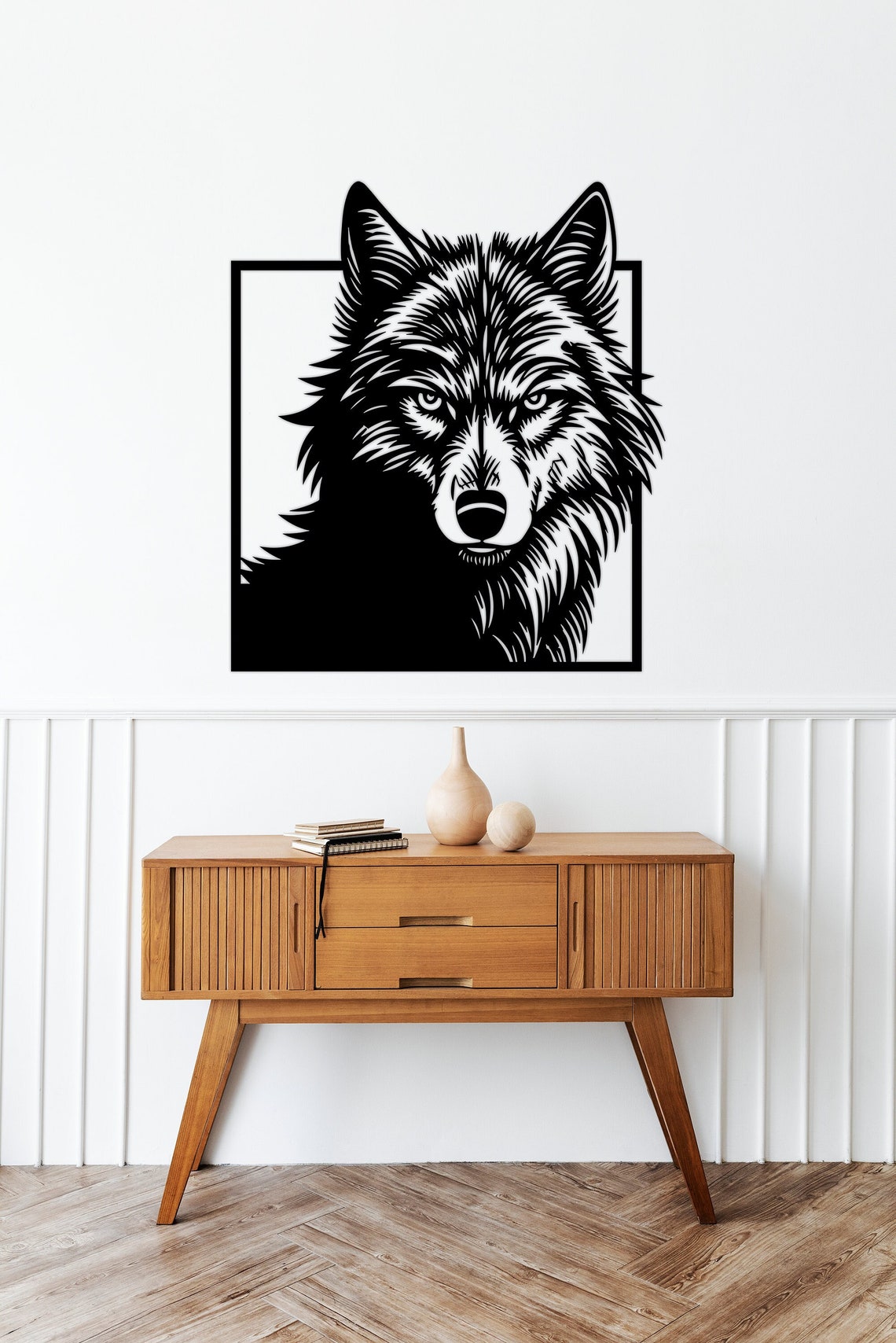 Wolf Wall Art Dxf, Svg, Eps, Ai and PDF Files for Laser Cutting, CNC ...