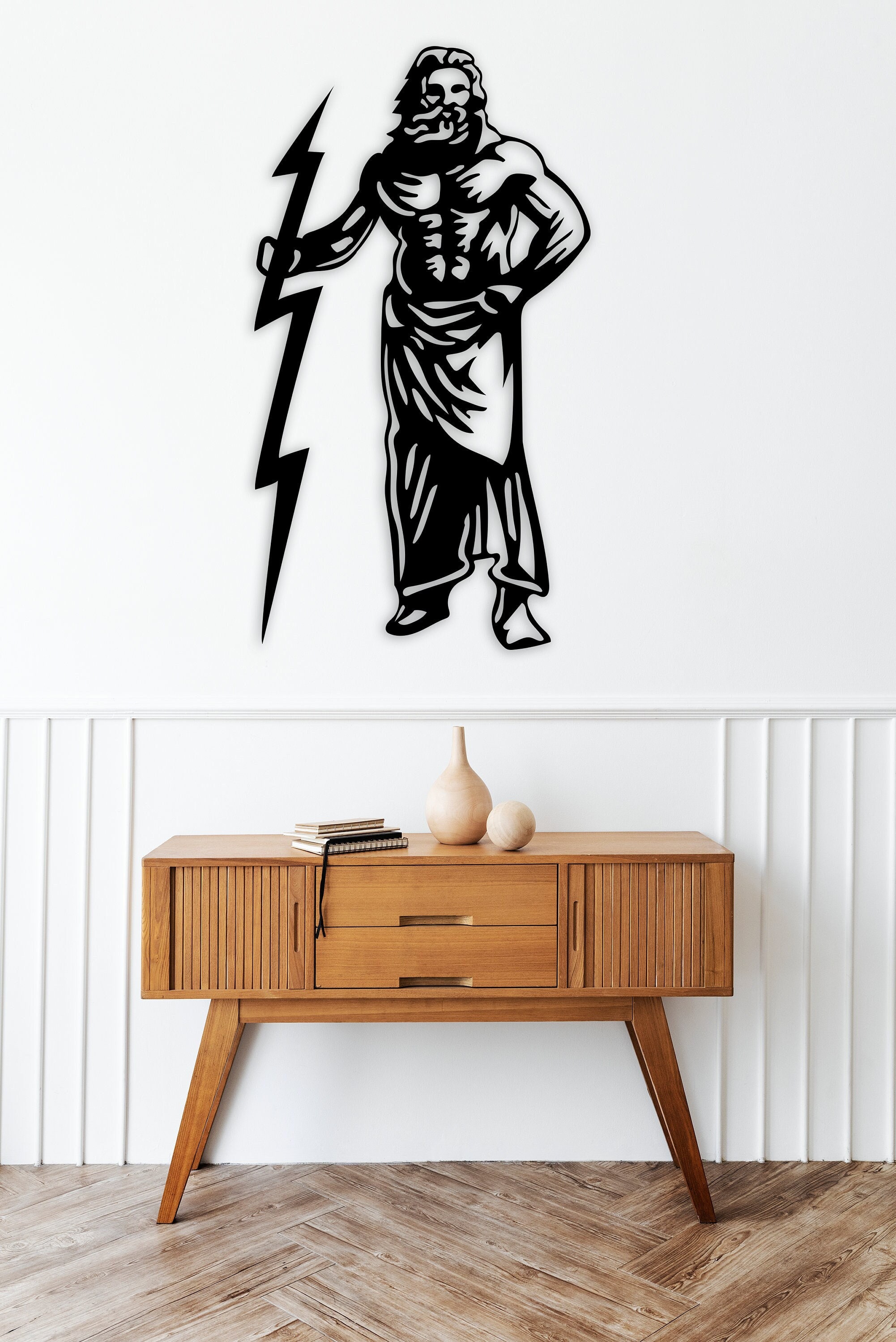Greek God Zeus / Jupiter Wall Art Dxf,svg,eps,ai and Pdf Files for ...