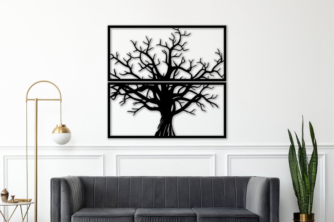 Tree Wall Art Dxf,svg,eps,pdf and Ai Files for Laser Cutting, Cnc ...