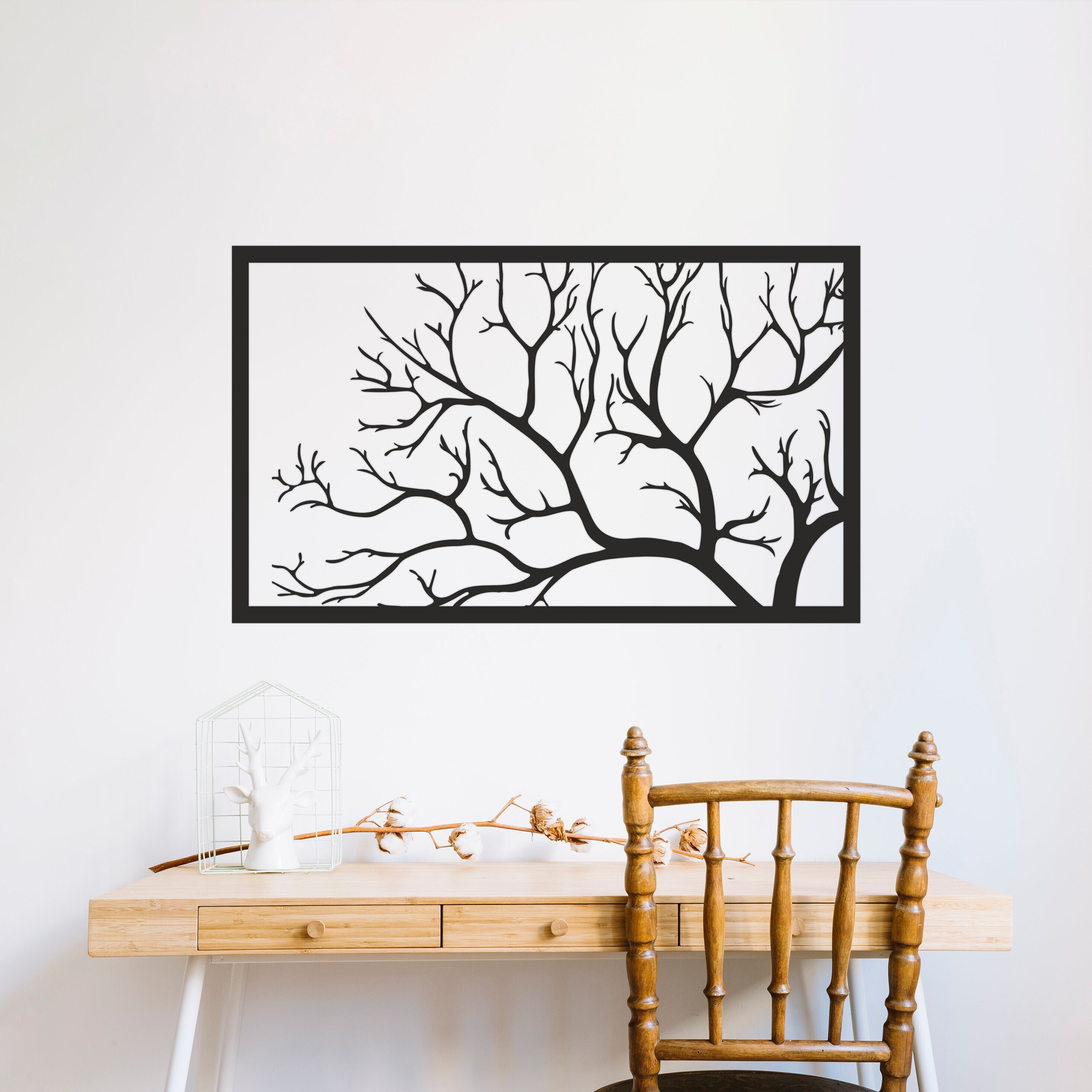 Tree Wall Decor Dxfsvgdwg and Pdf Files for Laser Cutting - Etsy