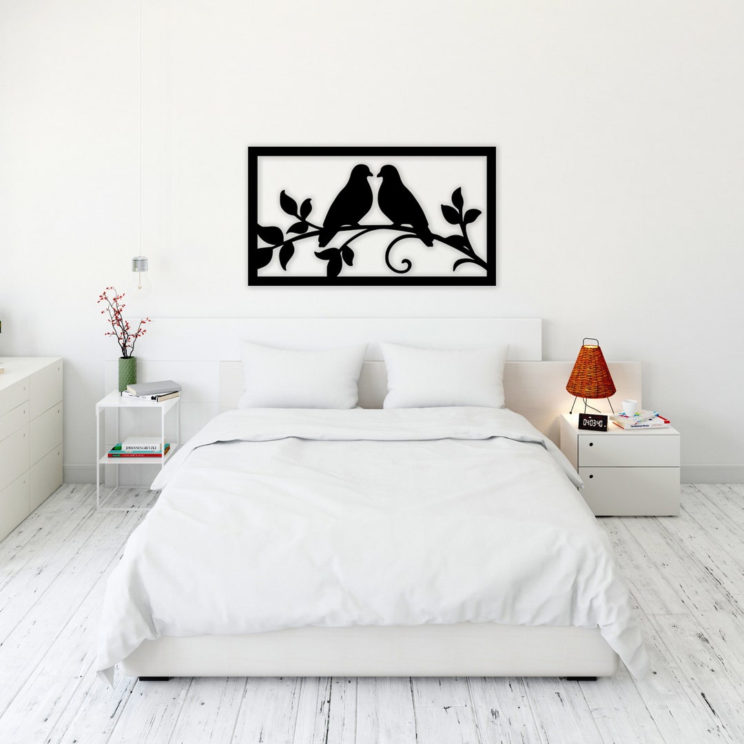 Birds on Branch Wall Art Dxf,svg,eps,ai and Pdf Files for Laser Cutting ...