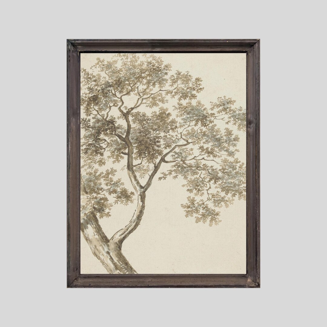 Printable Vintage Tree Branch Printable Rustic Art Tree - Etsy