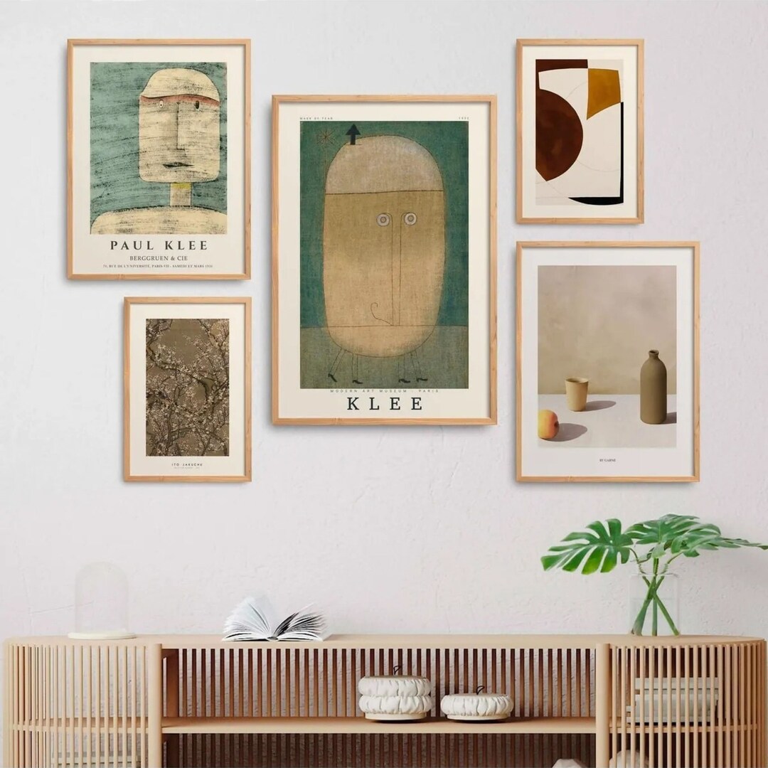 FRAMED Gallery Wall Art Set of 5, Exhibition Poster Set - Etsy