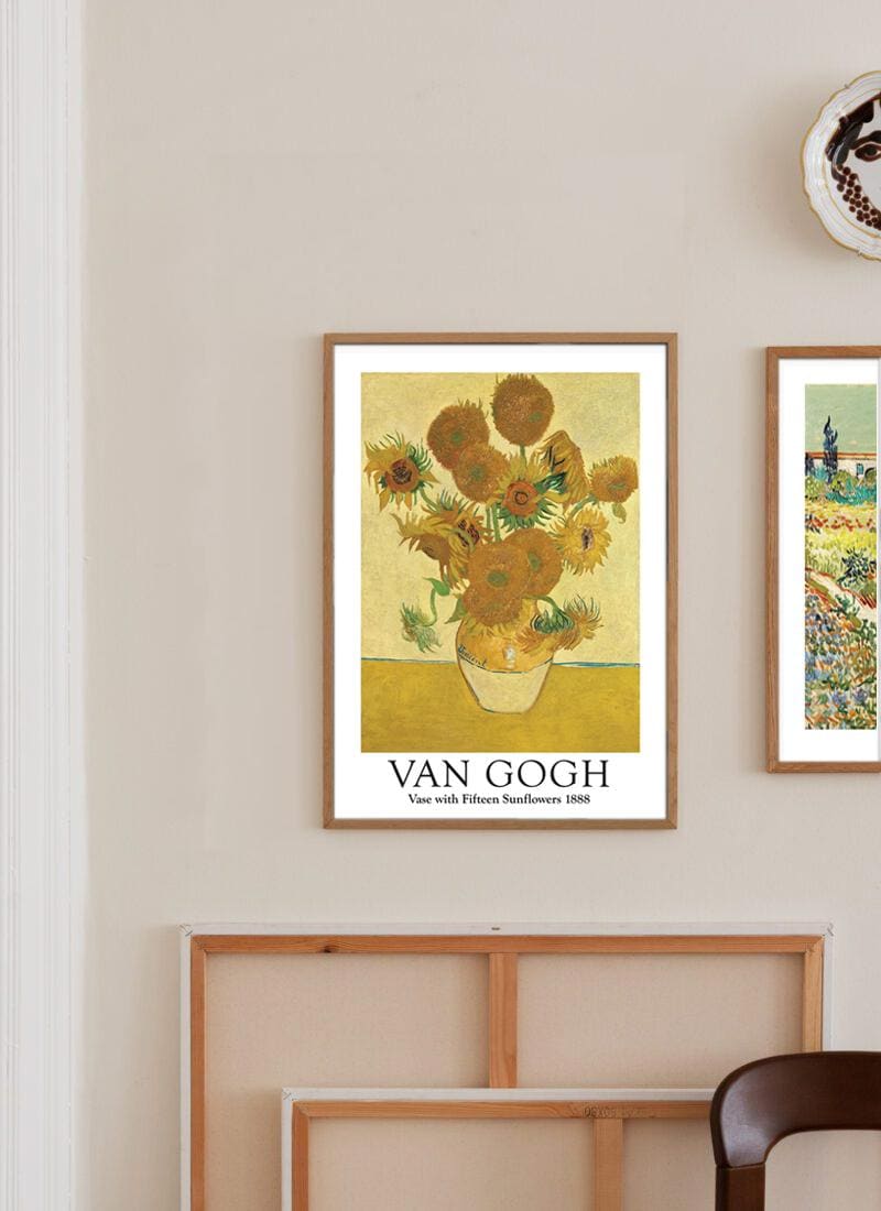 FRAMED Van Gogh Gallery Wall Art Set of 7, Piece Exhibition Wall ...