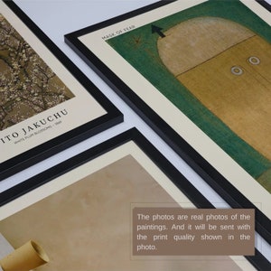FRAMED Gallery Wall Art Set of 5, Exhibition Poster Set - Etsy