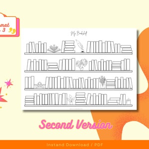 Bookshelf, Book Countdown, Books to Read, Book Tracker, Library ...