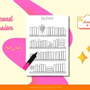 Bookshelf, Book Countdown, Books to Read, Book Tracker, Library ...