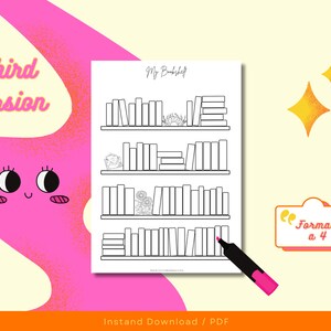 Bookshelf, Book Countdown, Books to Read, Book Tracker, Library ...