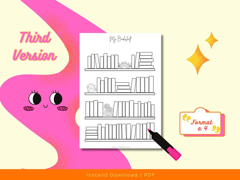 Bookshelf, Book Countdown, Books to Read, Book Tracker, Library ...