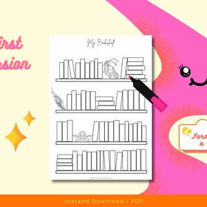 Bookshelf, Book Countdown, Books to Read, Book Tracker, Library ...