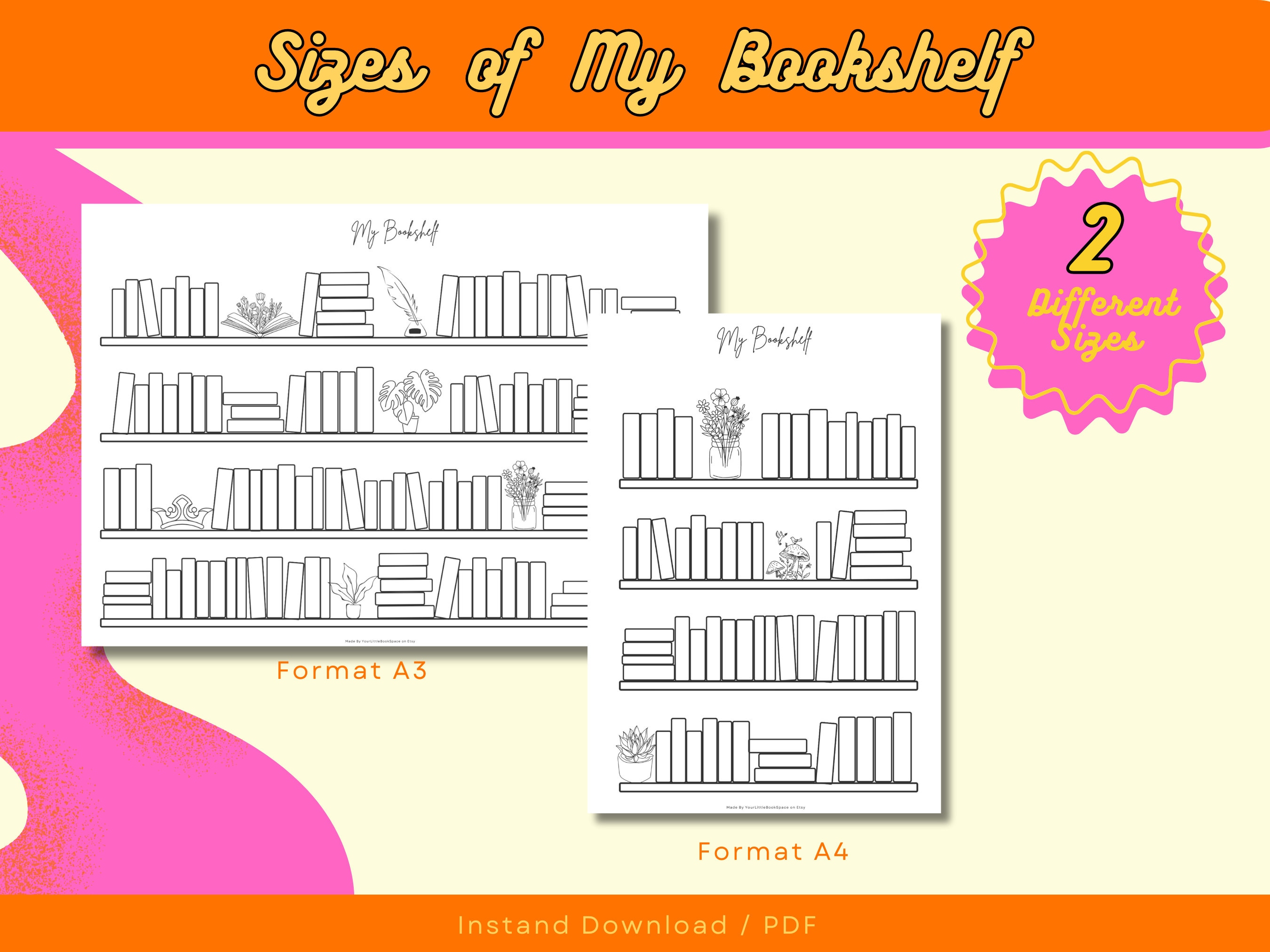 Bookshelf, Book Countdown, Books to Read, Book Tracker, Library ...
