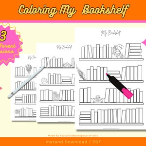 Bookshelf, Book Countdown, Books to Read, Book Tracker, Library ...