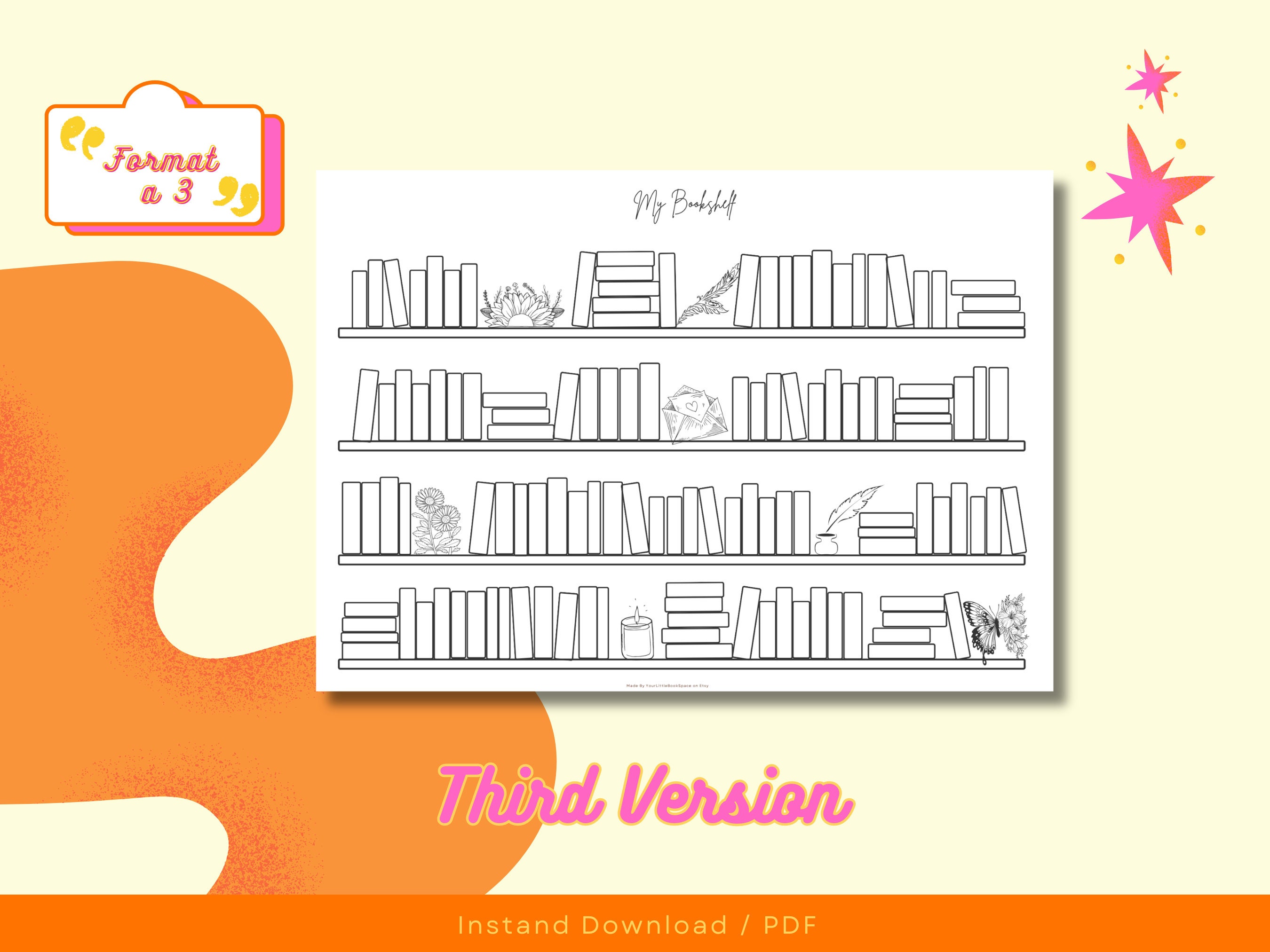 Bookshelf, Book Countdown, Books to Read, Book Tracker, Library ...