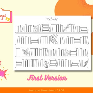 Bookshelf, Book Countdown, Books to Read, Book Tracker, Library ...