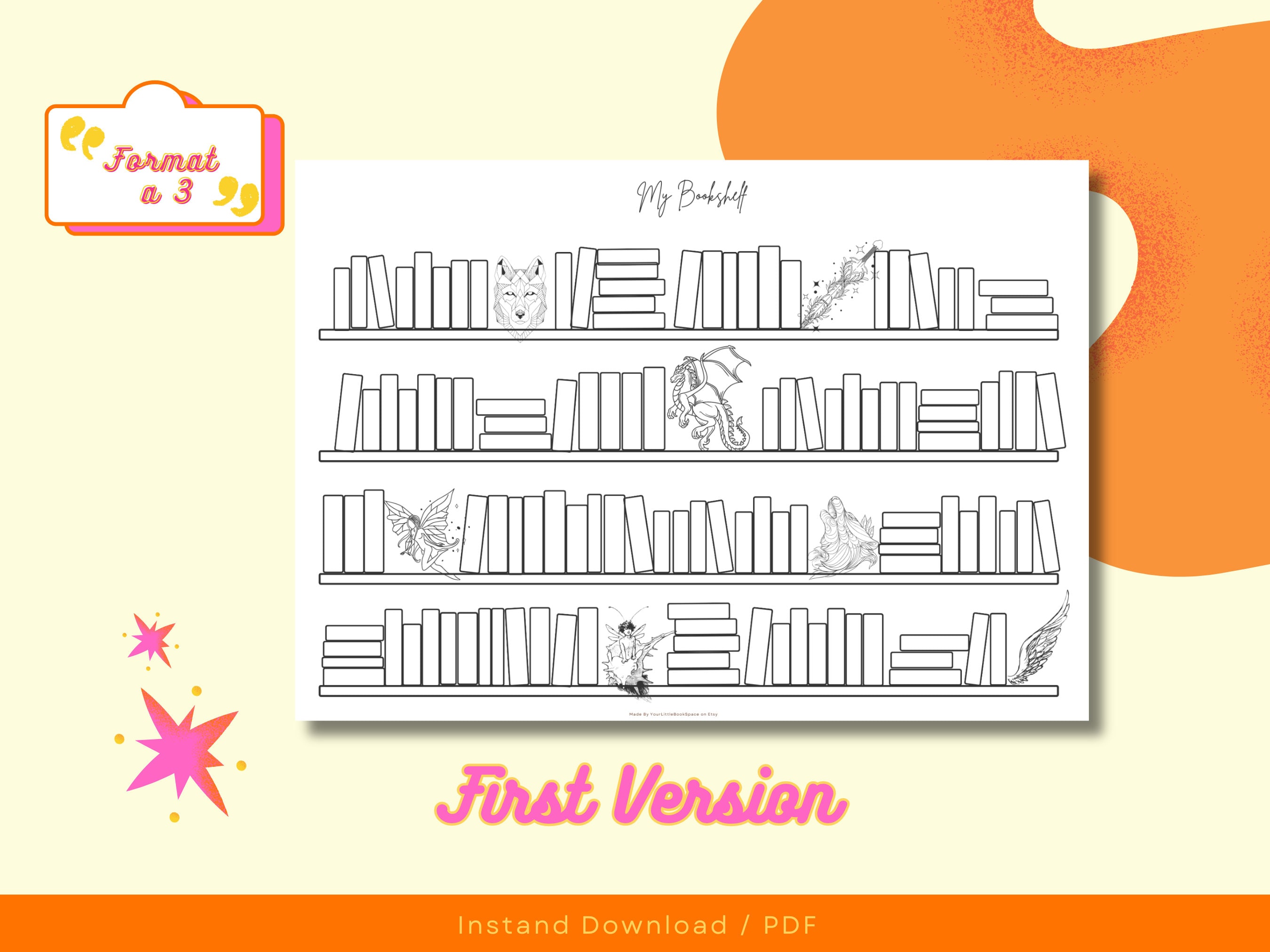 Bookshelf, Book Countdown, Books to Read, Book Tracker, Library ...