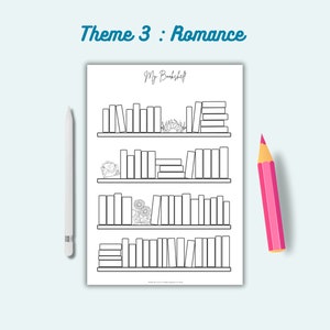 Instant Download 3 Version Bookshelf Templates, PDF Size A4, Digital ...