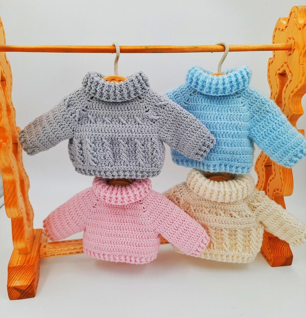 Doll Sweater (crochet Pattern 2 in 1): Doll Wardrobe, Waldorf Outfit ...