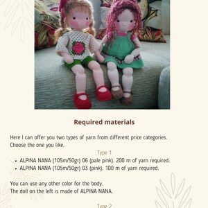 Mari Crochet Doll Pattern 14-16" (full Body and Outfit Tutorial) PDF - Etsy