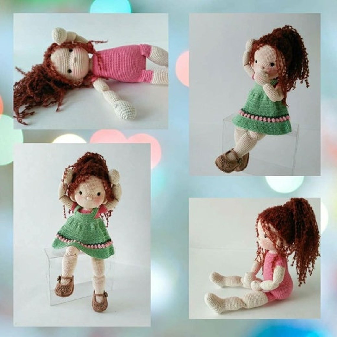Mari Crochet Doll Pattern PDF full Body and Outfit Tutorial - Etsy