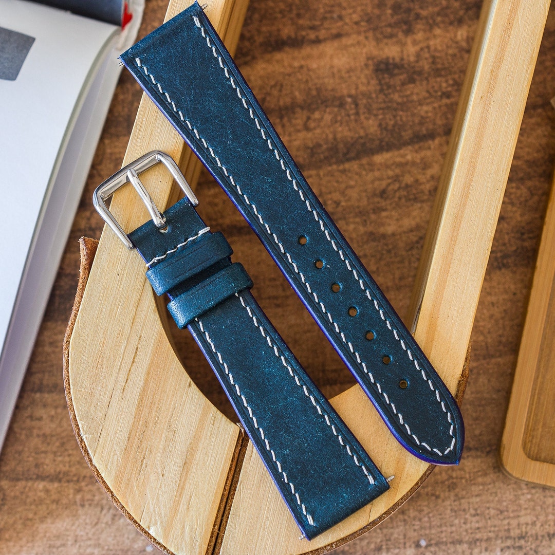Pueblo Nazionale Leather Watch Strap, Custom Watch Band 16mm 18mm 20mm ...