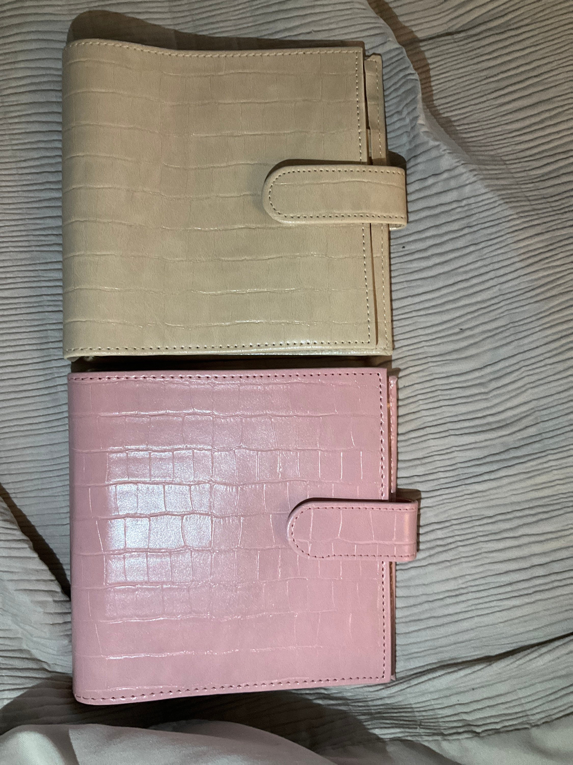 A7 Croc Style Binder Wallet - Etsy