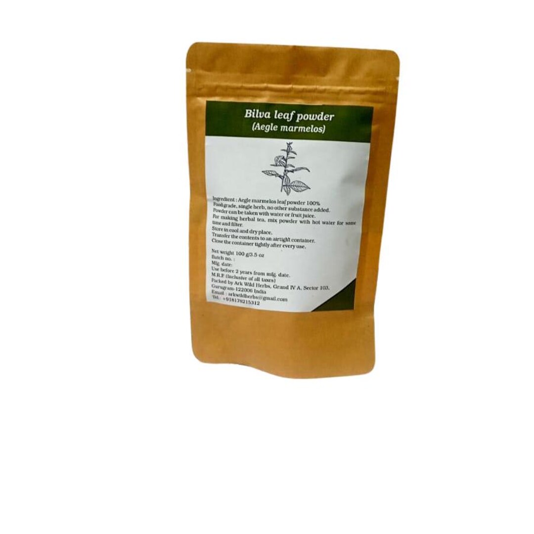 ARK PURE HERB Bael Patra-bilwa-bilva-aegle Marmelos Leaves Powder ...