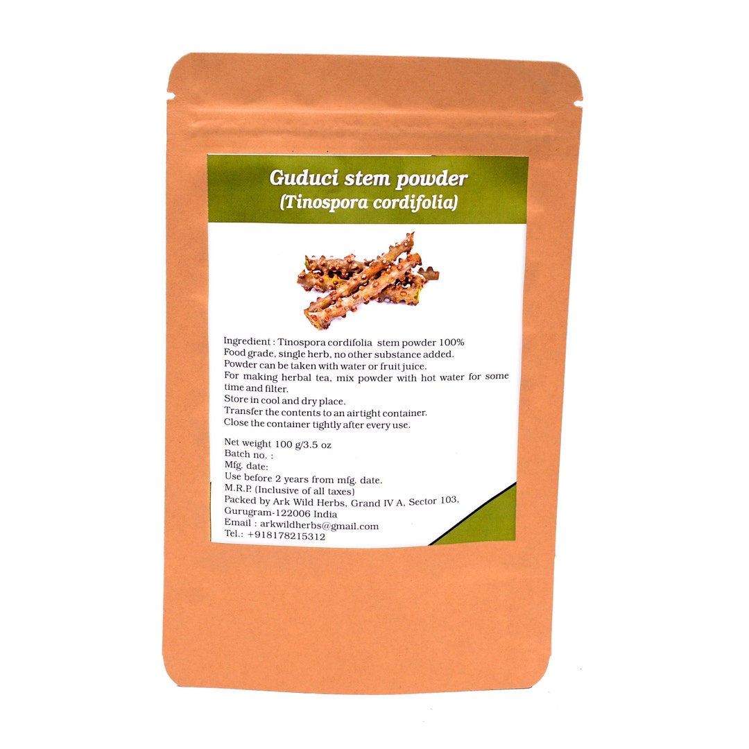 ARK PURE HERB Guduchi-giloy-tinospora Cordifolia Powder-amrita Indian ...