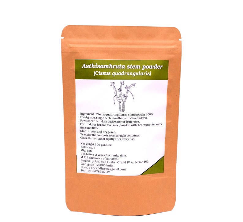 ARK PURE HERB Harajora-hadjor-asthisanhar-cissus Quadrangularis Powder ...