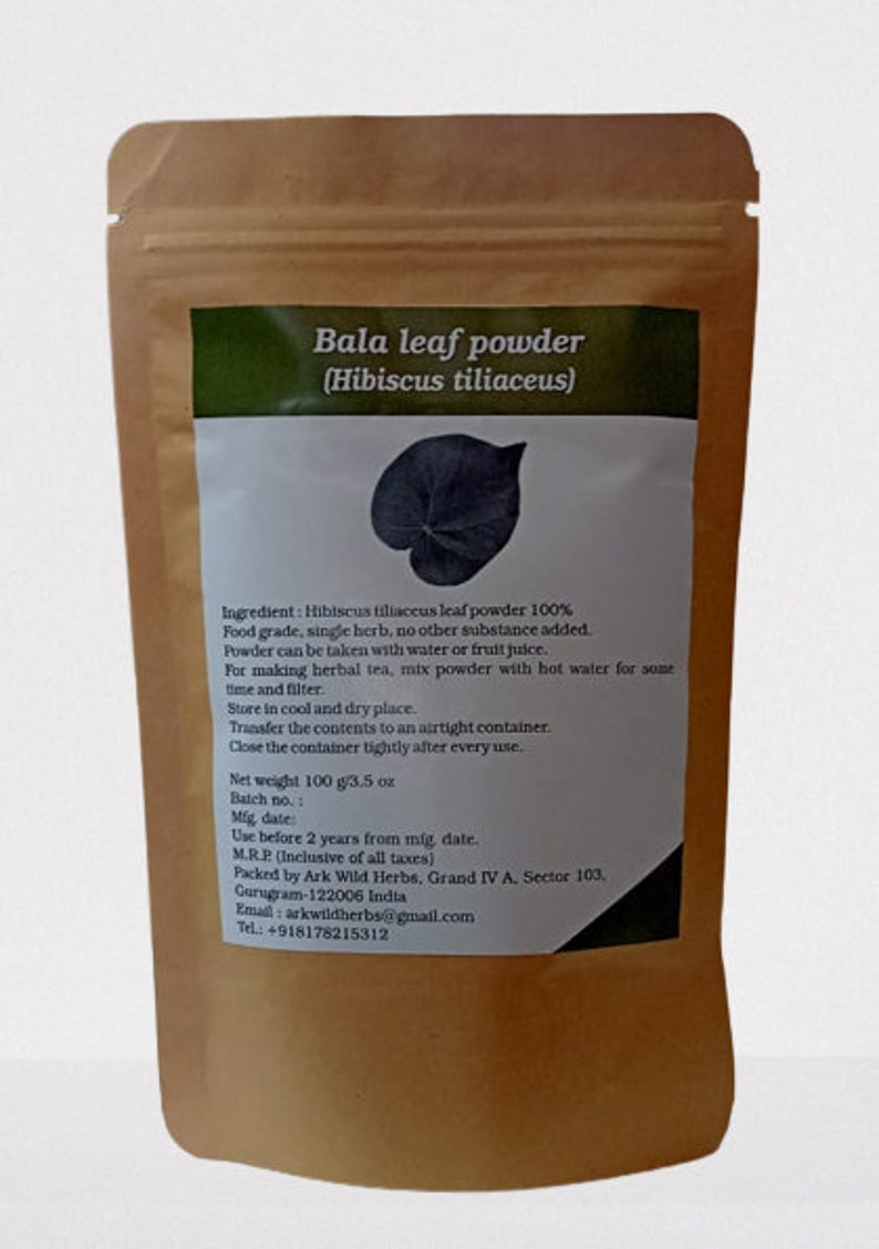 ARK PURE HERB Sea Hibiscus-bala Leaves-hibiscus Tiliaceus-talipariti ...