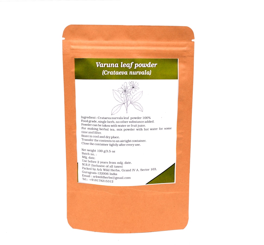 ARK PURE HERB Barna/varuna/crataeva Nurvala Leaf Powder Indian Hand ...