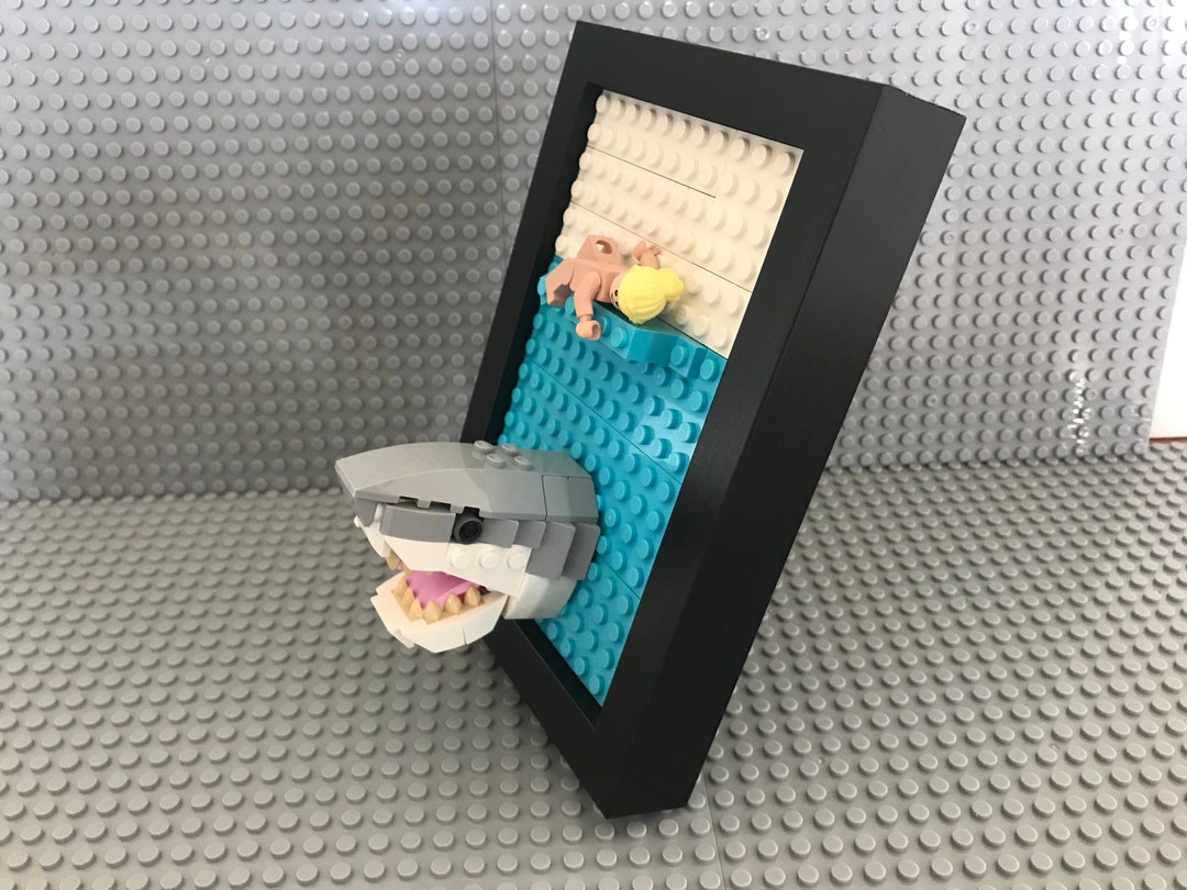Custom Made Lego Jaws Film Movie 3D Poster - Etsy UK