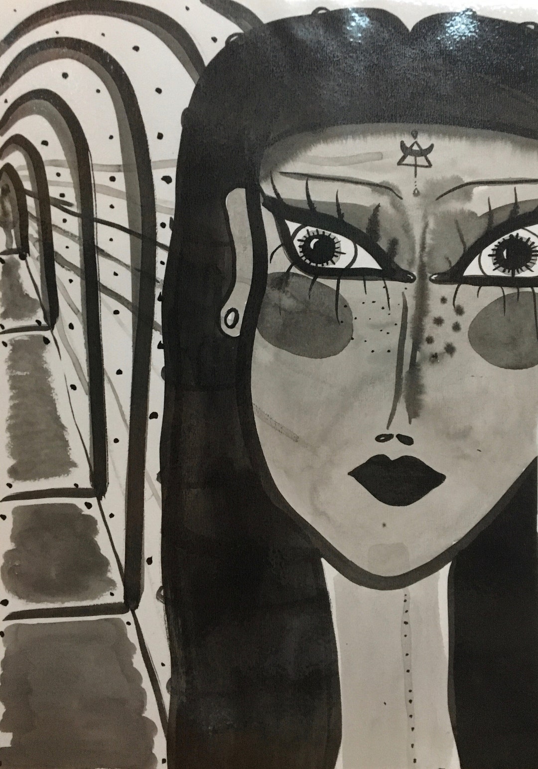 Intuitive Laminated Drawings, Imaginary Portraits, Lucky Art ...