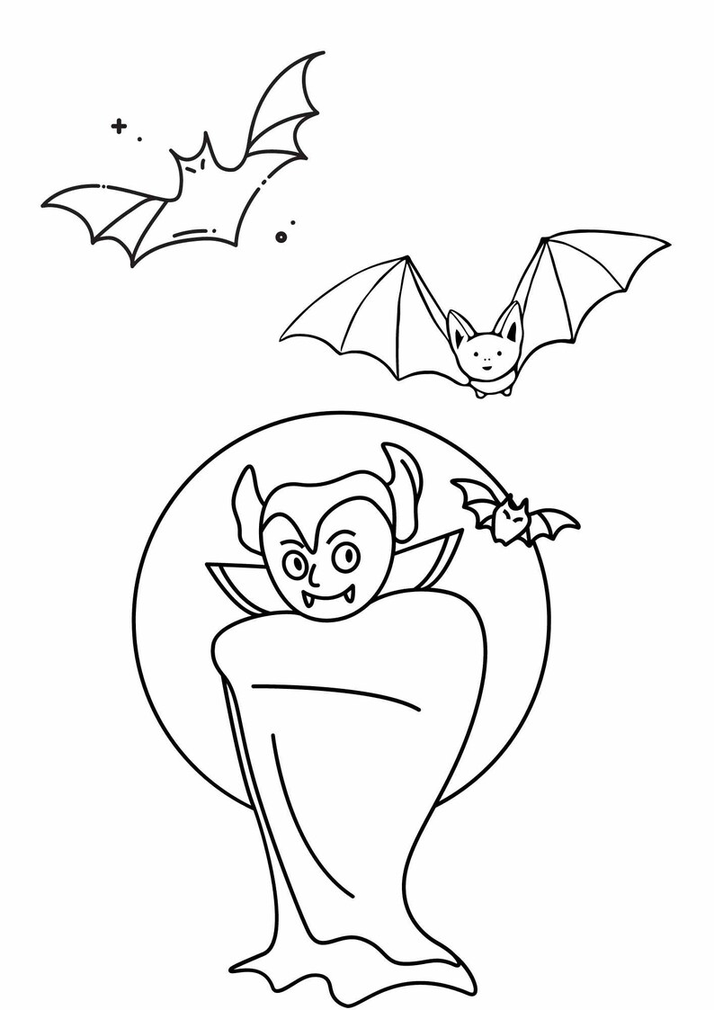Downloadable Halloween Coloring Book. Spooky Fun for All Ages - 31 ...