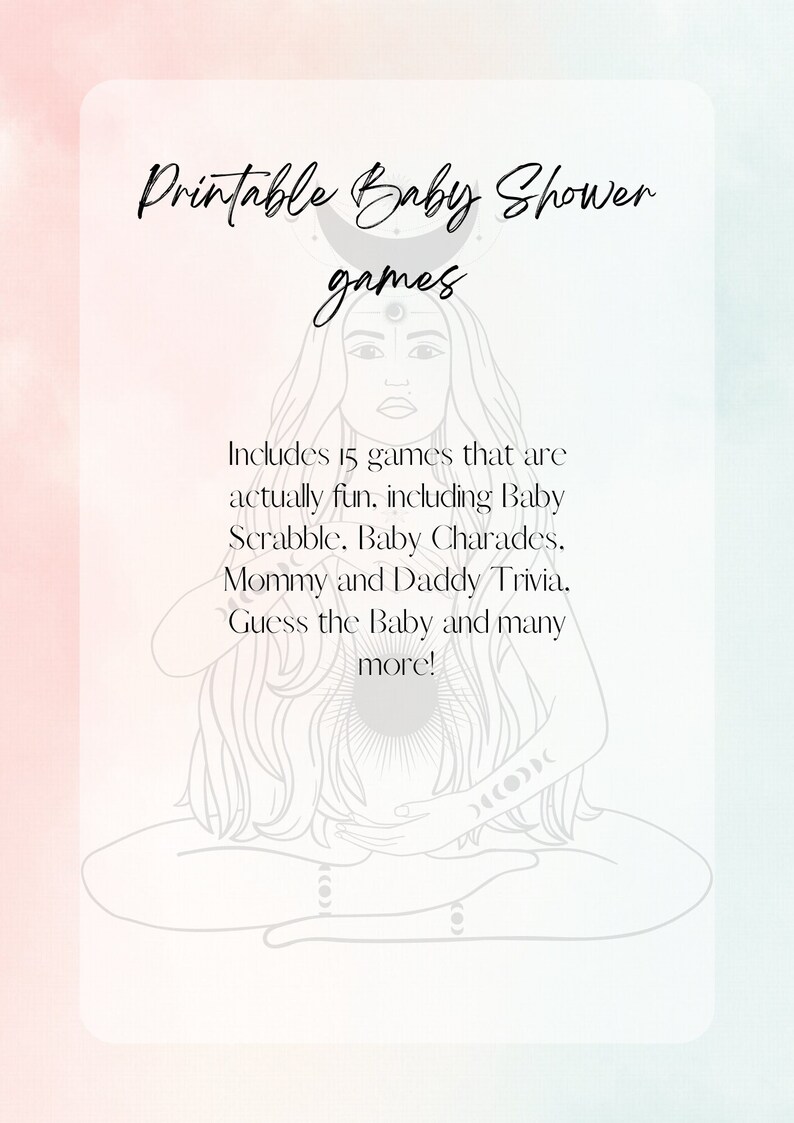 15 Printable Baby Shower Games for Ultimate Fun! - Etsy