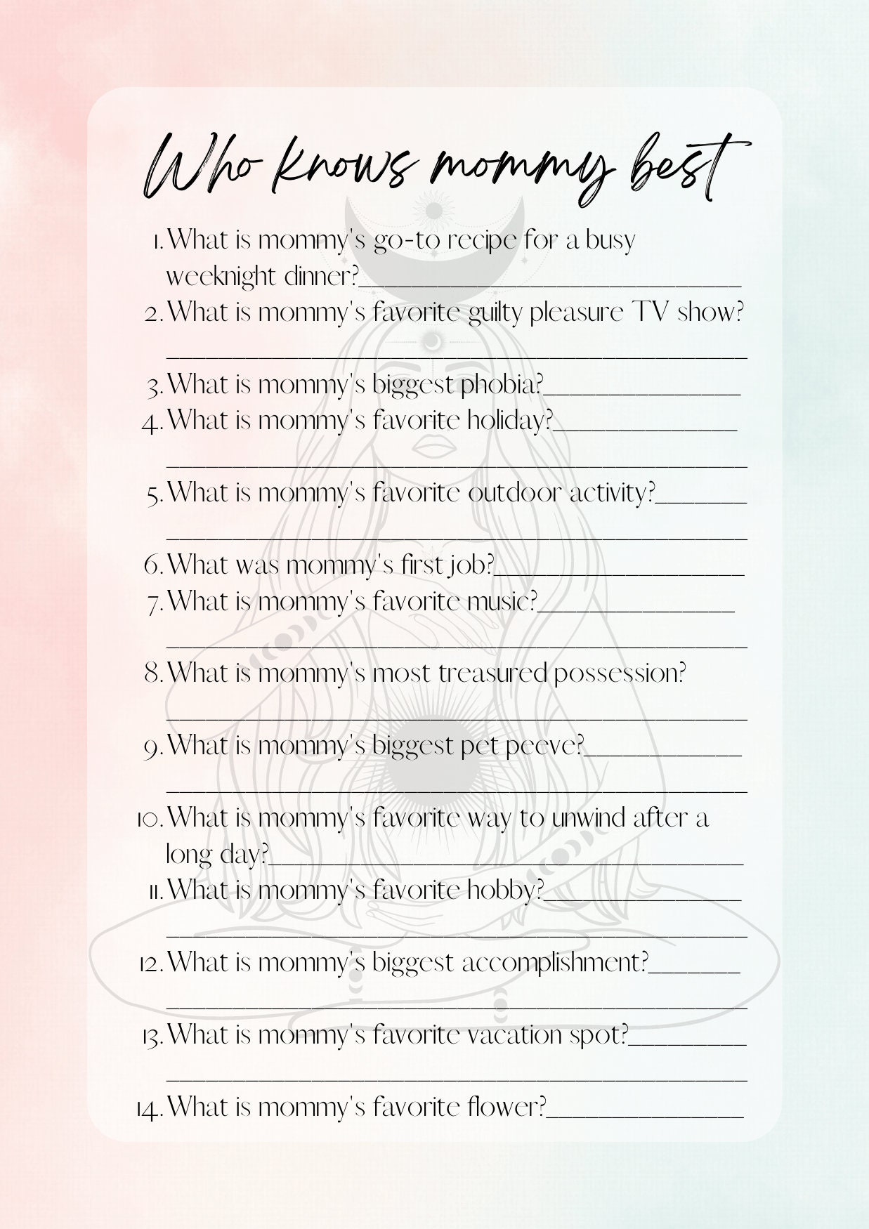 15 Printable Baby Shower Games for Ultimate Fun! - Etsy