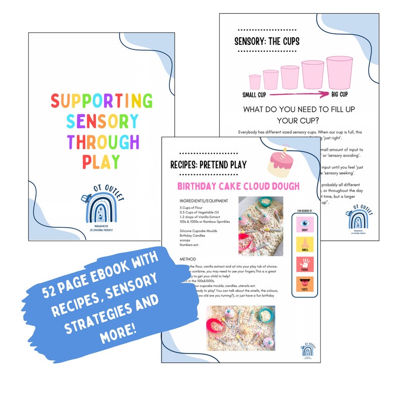 Supporting Sensory Through Play Ebook, Sensory Regulation, Messy Play ...