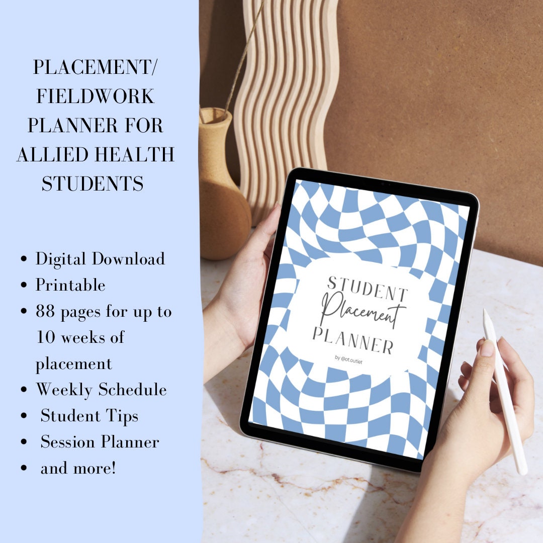 Student Placement Digital Planner for Allied Health Practitioners ...