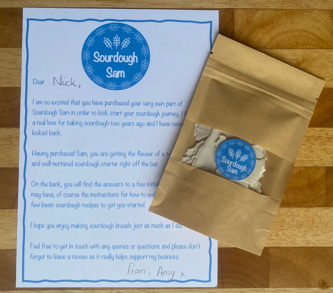 Sourdough Sam - Dehydrated Active Sourdough Starter - Etsy