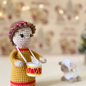 Crochet Pattern Christmas Drummer Boy, Nativity Scene Crochet ...