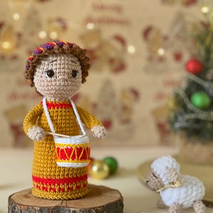 Crochet Pattern Christmas Drummer Boy, Nativity Scene Crochet ...