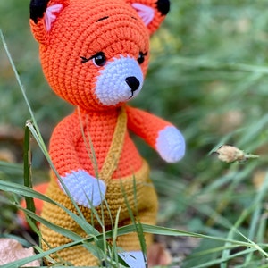 Crochet Pattern Amigurumi Fox, Crochet Animal Pattern, Crochet Forest ...
