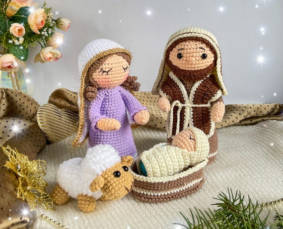 Nativity Crochet Pattern FRANCAIS PDF Christmas Crochet PATTERN SET