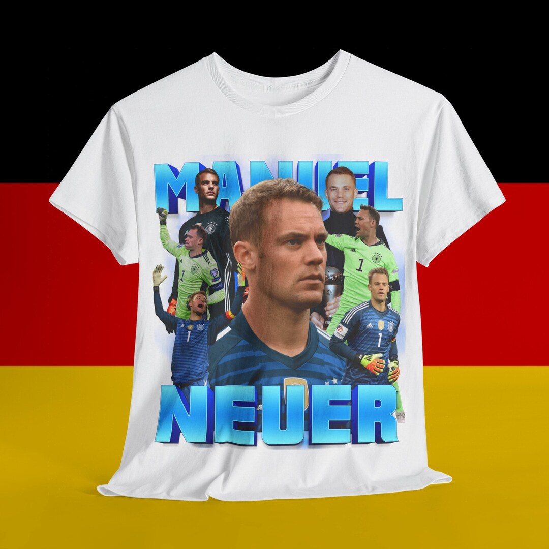 Manuel Neuer Germany National Team Bootleg T-shirt, EURO 2024, Neuer T ...