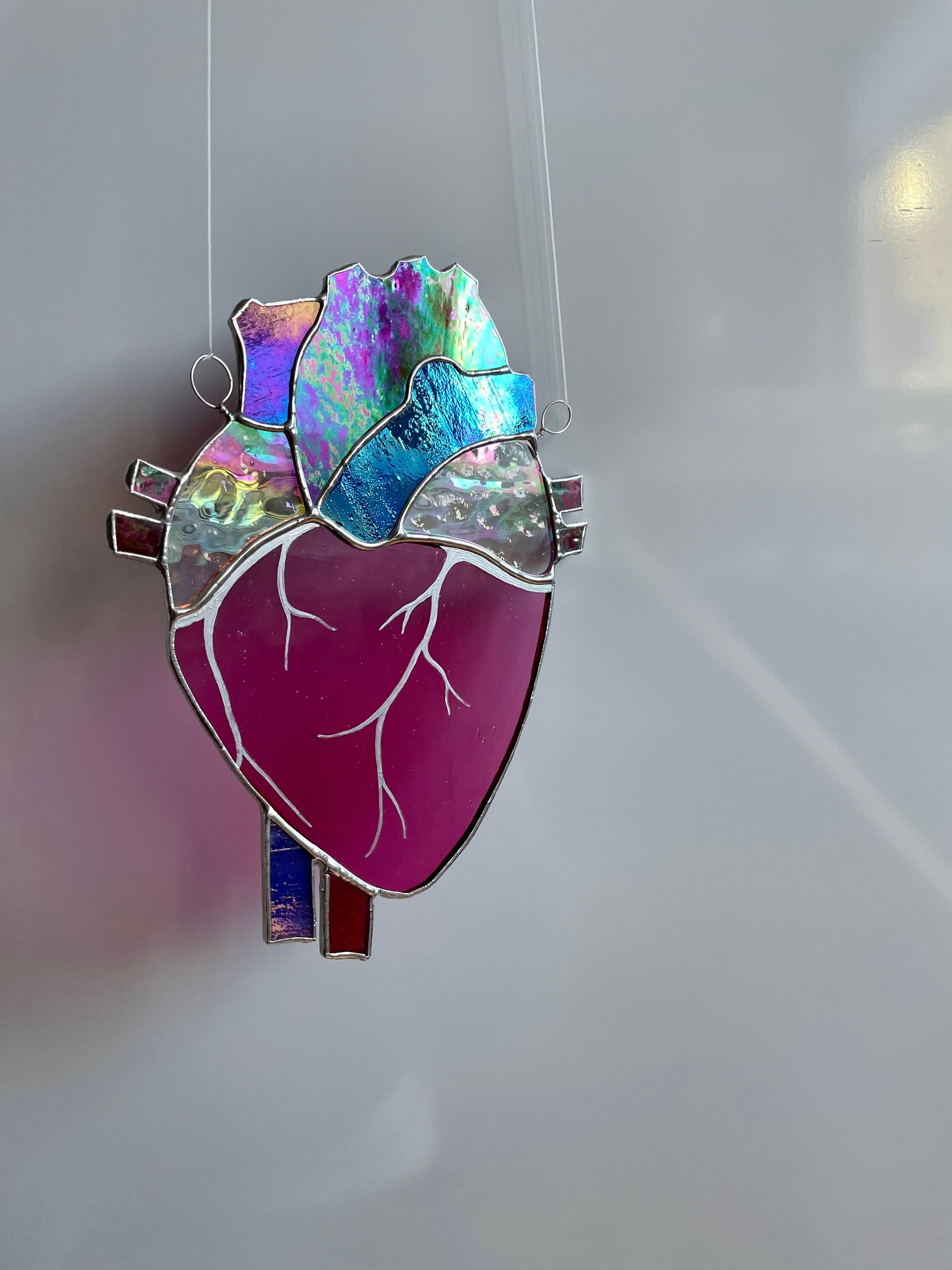 Anatomical Heart of Glass - Etsy