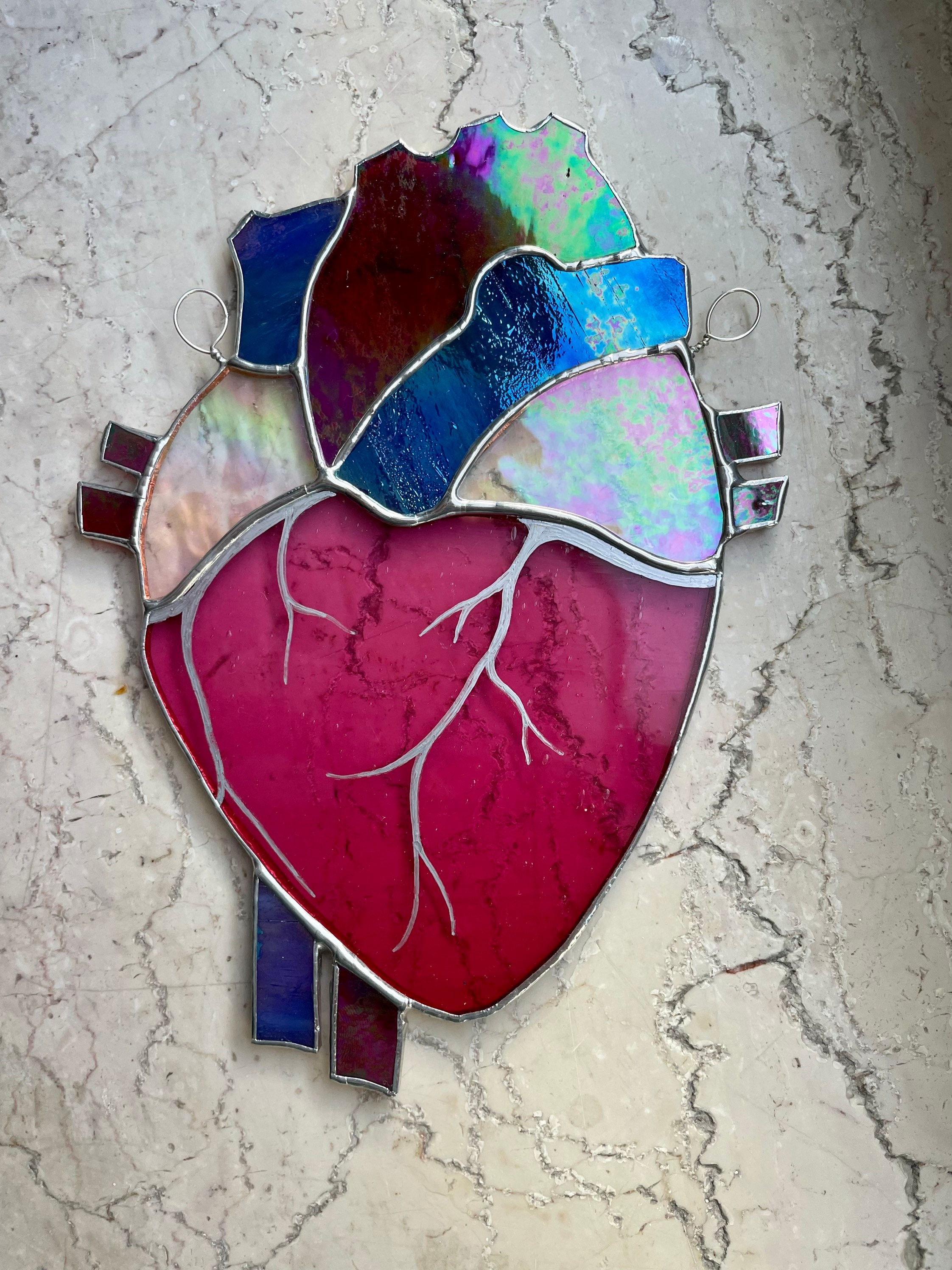Anatomical Heart of Glass - Etsy