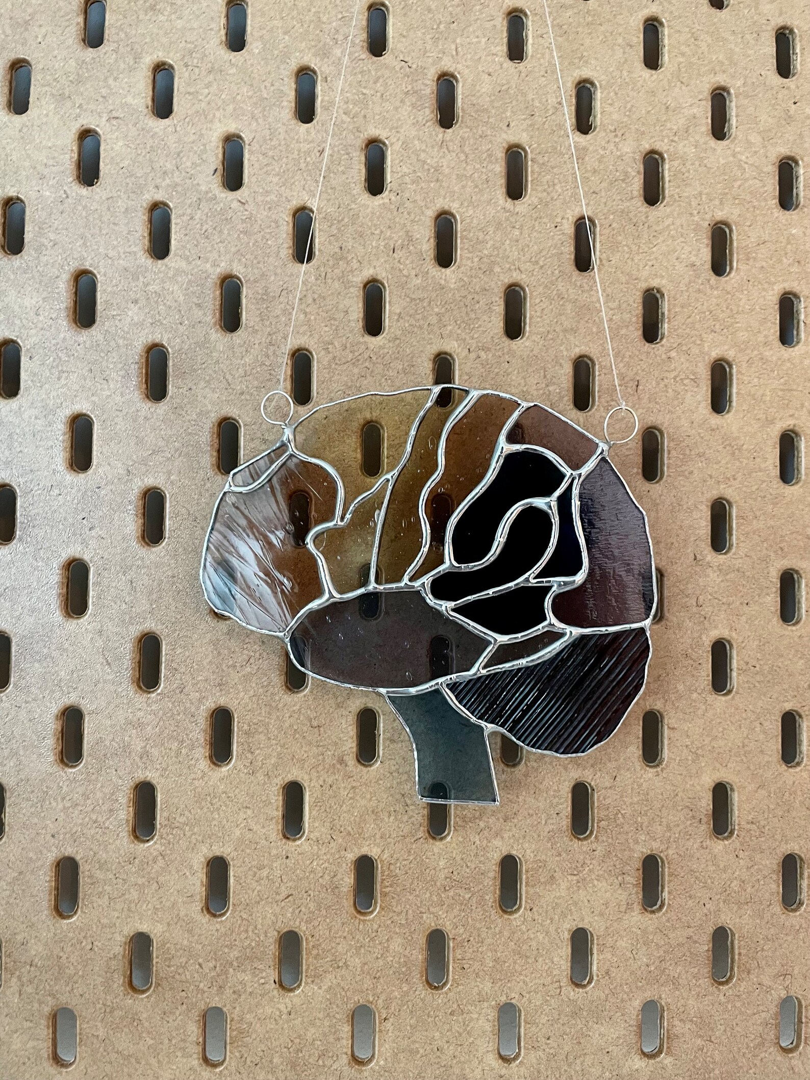 Anatomical Brain Stained Glass – Neuroscience Gift, Brain Anatomy Art ...