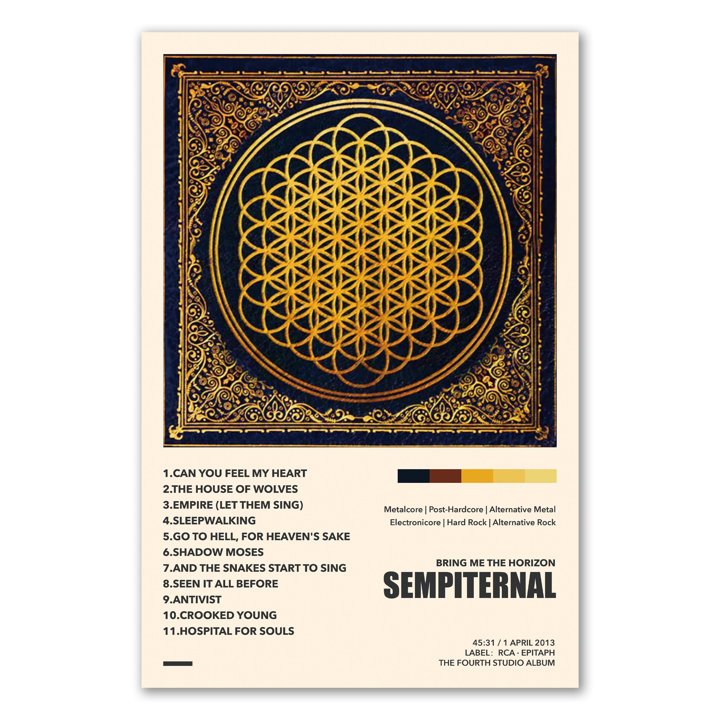 Bring Me The Horizon Sempiternal Logo Drawing