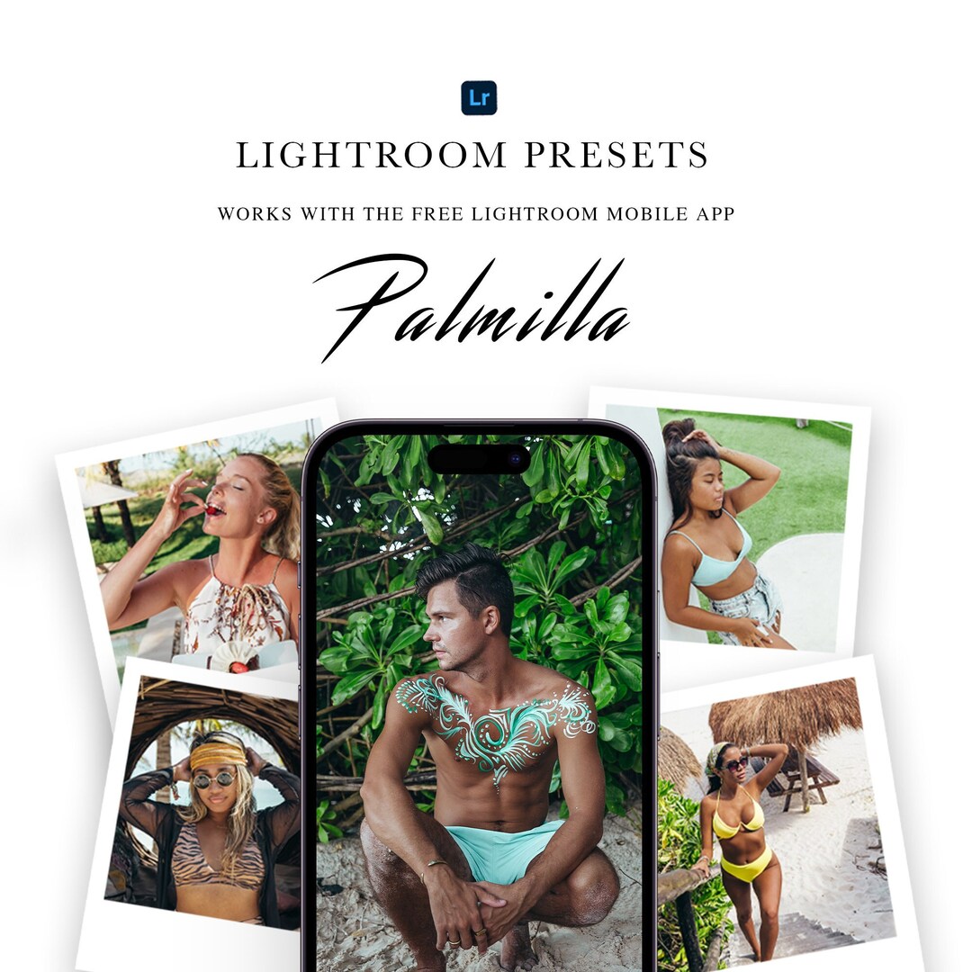 Palmilla Tropical Lightroom Mobile and Desktop Presets Vibrant Photo Editing for Instagram ...