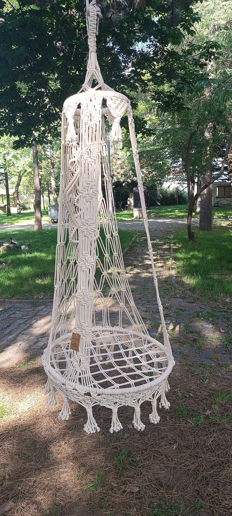 Swingswing and Cushion Macrame Baby Swing Tavana Asılı - Etsy