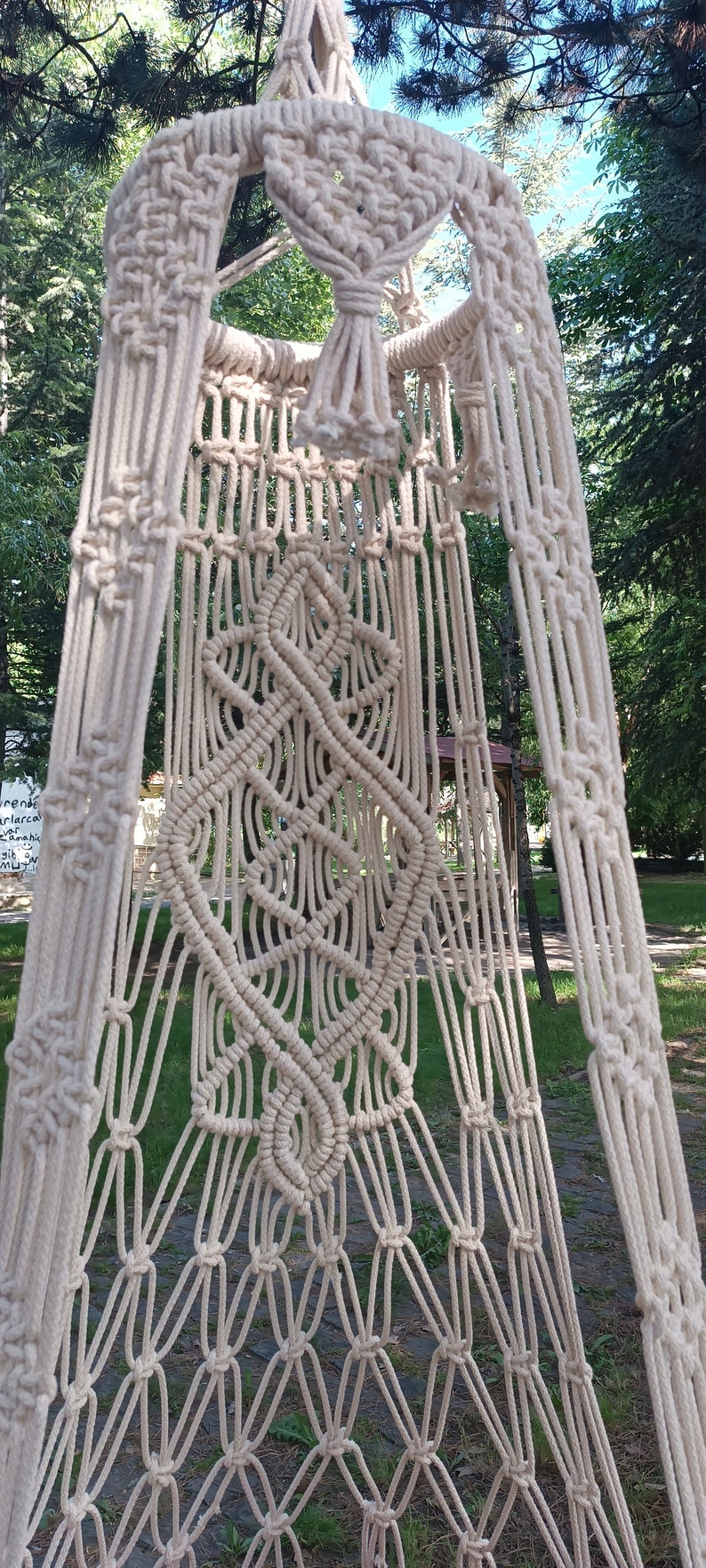 Swingswing and Cushion Macrame Baby Swing Tavana Asılı - Etsy